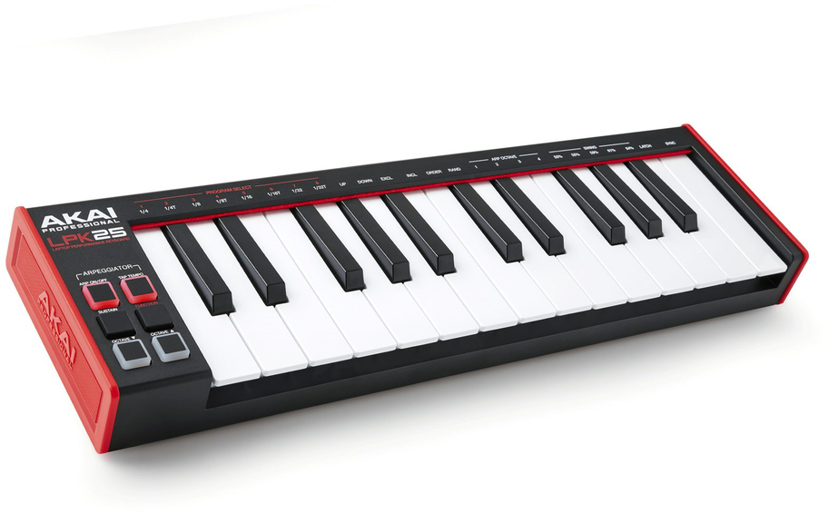 AKAI LPK 25 MKII - USB / MIDI Mini valdymo klaviatūra, modelis - LPK 25 ...