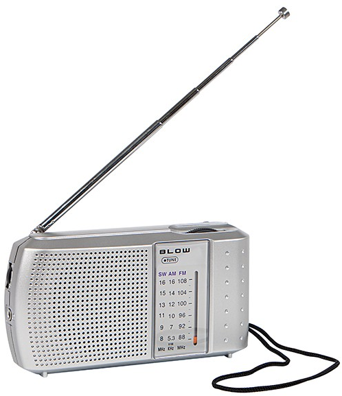 AM / FM BLOW RA7 nešiojamas analoginis radijas, modelis - 77-536#, žema ...