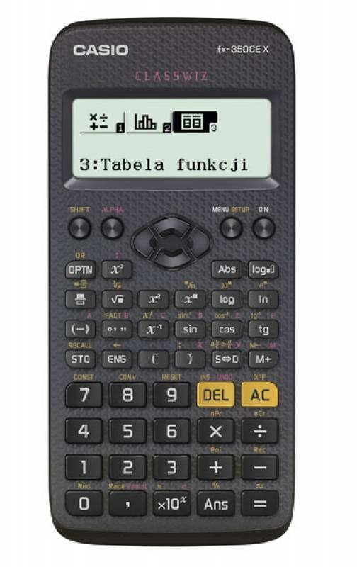 CASIO MOKSLINIS SKAIČIUOTUVAS FX-350CEX, 379 FUNKCIJOS, 77X166 MM ...