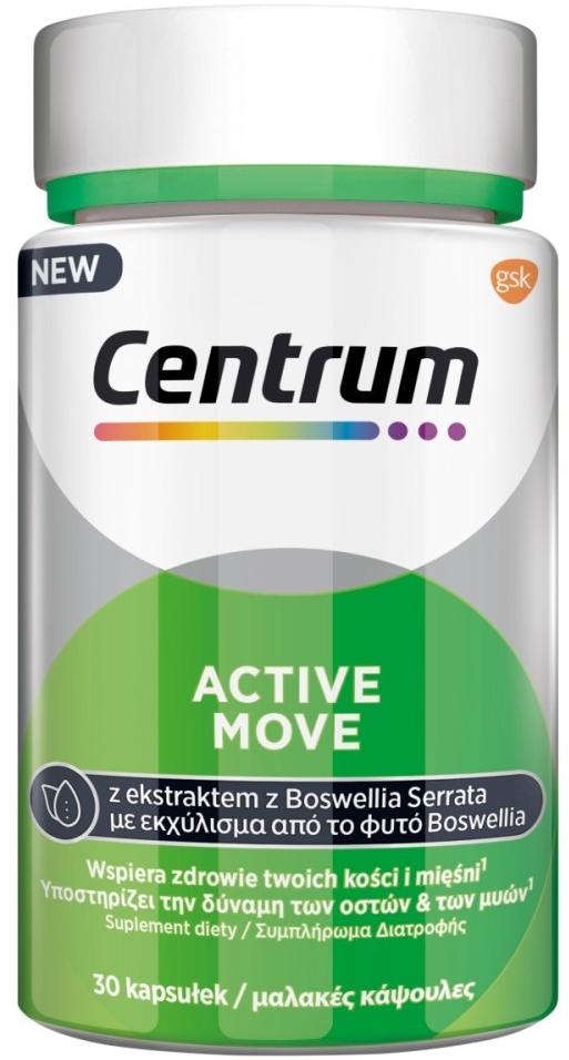 Maisto papildas Centrum Active Move, palaiko kaulų ir raumenų sveikatą ...