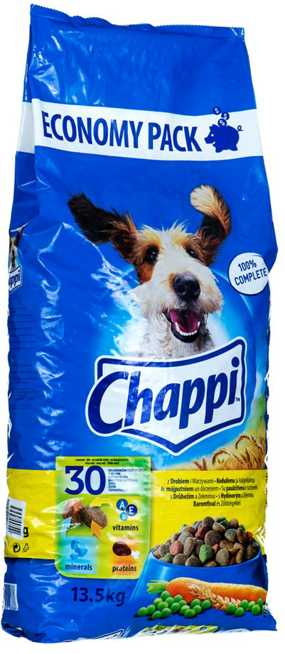 CHAPPI su paukštiena ir daržovėmis 13,5kg, modelis - DLZCHPKAR0001 ...