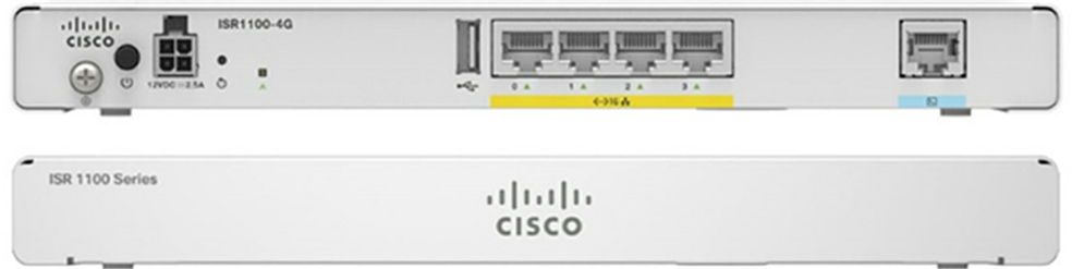 Cisco ISR1100-4G laidinis maršrutizatorius Gigabit Ethernet pilka ...