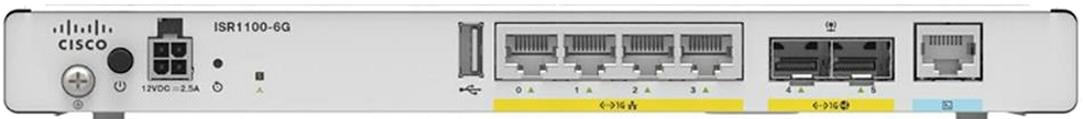 Cisco ISR1100-6G laidinis maršrutizatorius Gigabit Ethernet Gray ...