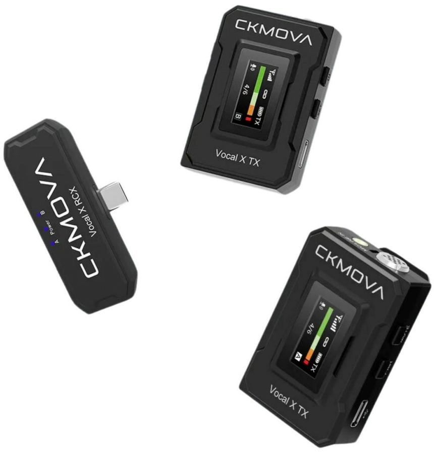 CKMOVA Vocal X V4 MK2 - belaidė USB-c sistema su dviem mikrofonais, modelis - MISCKMMIK0035 ...