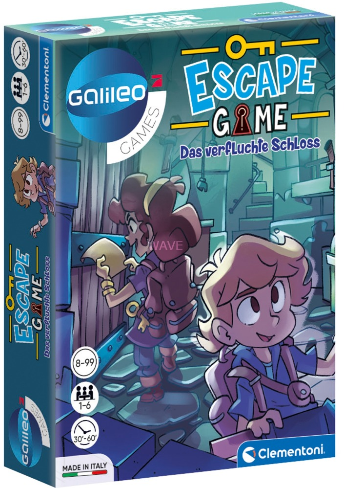 Clementoni Escape Game - Prakeikta pilis, vakarėlių žaidimas, modelis ...