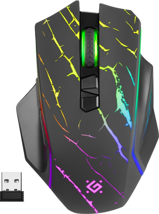 `DEFENDER PELĖ GM-503 URAN OPTIC RF RGB 3200dpi 8P, modelis - 52503 ...
