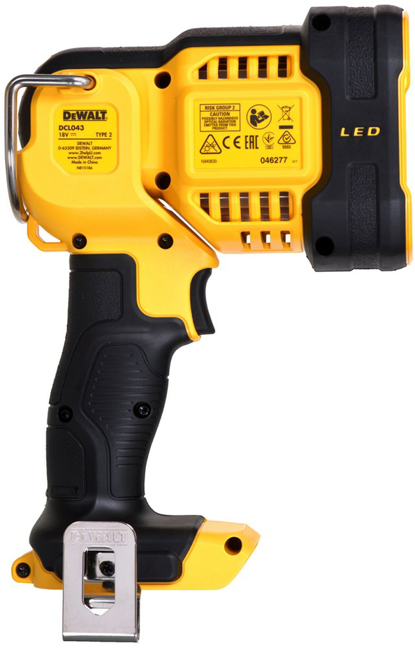 DeWalt akumuliatorinis prožektorius DCL043-XJ, 18 V, be akumuliatoriaus ...