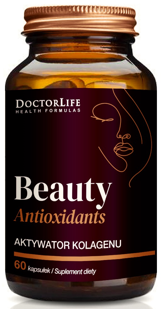 Doctor Life Beauty Antioxidants kolageno aktyvatorius maisto papildas 60 kapsulių, modelis ...