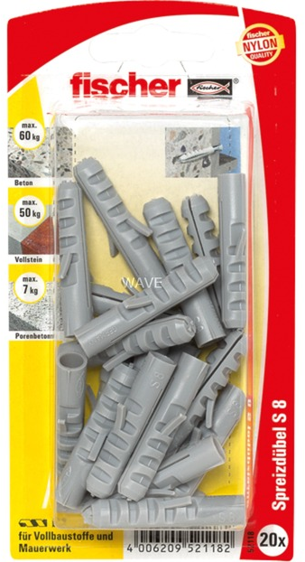fischer 52118 - Expansion anchor - Brick - Concrete - Masonry - Nylon ...