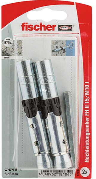 Fischer Internal thread anchor FH II-I 12 / M10, dowel, modelis ...