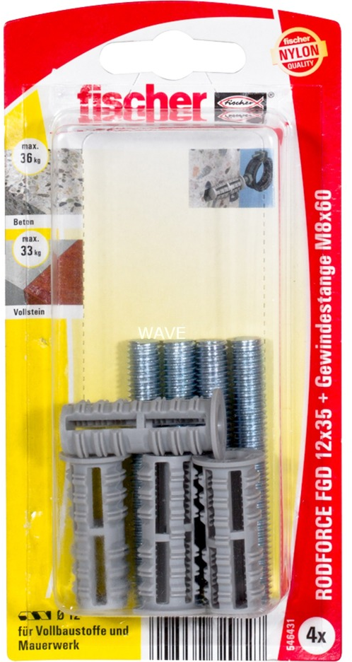 Fischer Threaded rod anchor RODFORCE FGD 12 M8 TR 60 K, modelis ...