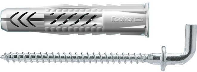 fischer 94259 - Screw hook & wall plug kit - Brick,Concrete,Masonry ...