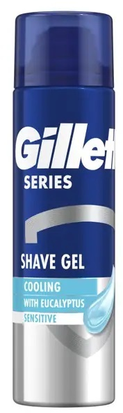 Gillette Serija Sensitive Eucalyptus Cooling Skutimosi Gelis - Chladivý ...