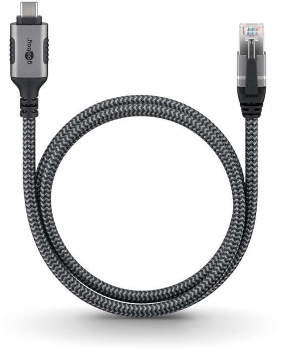 Goobay Ethernet kabelis USB-C 3.2 Gen1 kištukas > RJ-45 kištukas, LAN ...