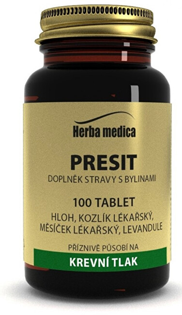 Herbamedica Presit 50g - kraujospūdis 100 tablečių, modelis - z61877, žema kaina | Varle.lt