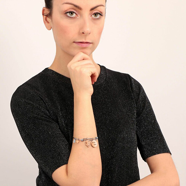 La Petite Story Tvirta dvispalvė apyrankė su pakabukais Šeima ...