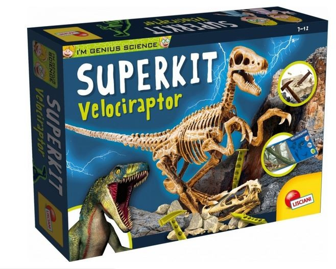 Lisciani Aš esu „Genius Superkit Velociraptor“ rinkinys, modelis ...