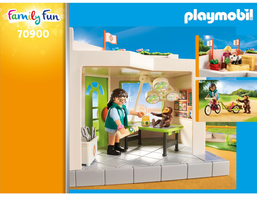 „Playmobil“ gyvūnų klinikos zoologijos sode (70900), modelis - 70900 ...