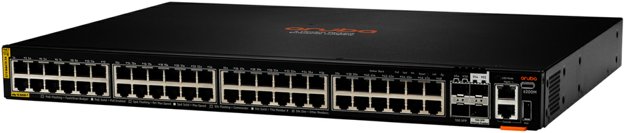 Šakotuvas HPE Aruba, Hewlett Packard Enterprise įmonės 6200M valdomas ...