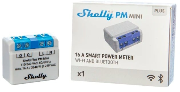 „Shelly Shelly Plus 1 PM Mini Gen3 Economy Pack“, estafetė (Raudona, 8 ...