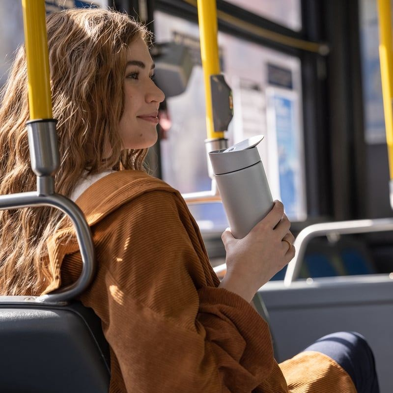 Termo puodelis FELLOW Carter Slide Mug 473 ml Pilka, modelis ...