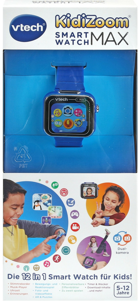VTech KidiZoom Smart Watch MAX, išmanusis laikrodis, modelis - 80 ...