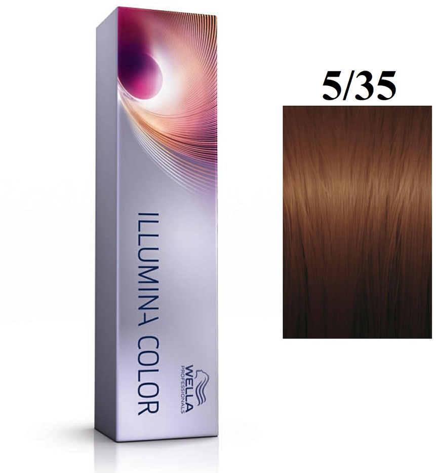 Wella Plaukų dažai Illumina Color 60ml, tone: 5.35, modelis ...