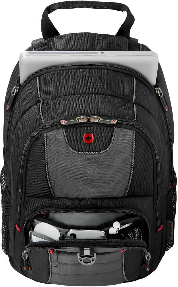 Rucksack for laptop WENGER pillar 600633 (16", juodos spalvos), modelis ...