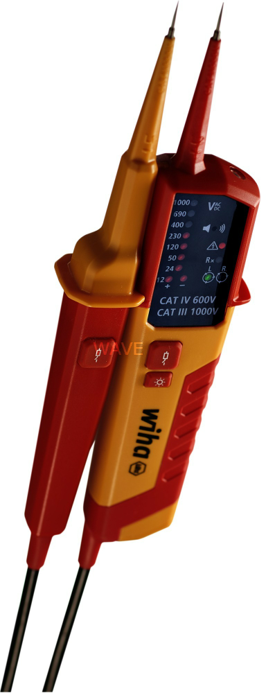 Įtampos ir tęstinumo testeris 12 - 1000 V AC WIHA, Elektrikams, modelis ...