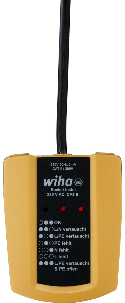 Lizdų testeris 230 V AC WIHA, Elektrikams, modelis - 45220, žema kaina ...