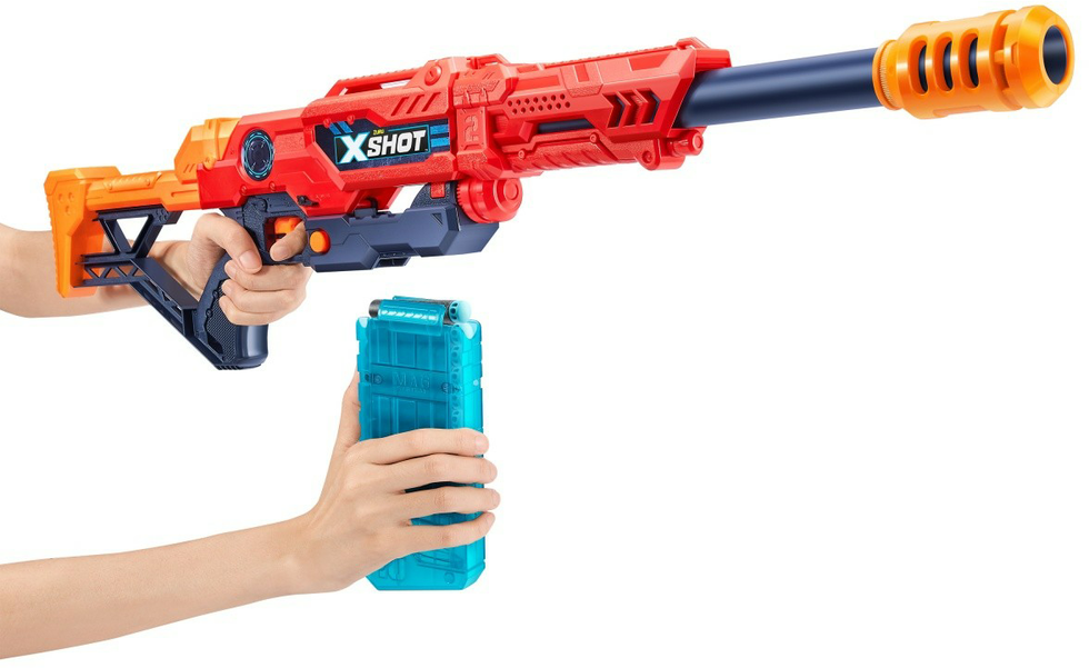 XShot Excel Max Attack Launcher 24 rodyklės, modelis - 3694, žema kaina ...