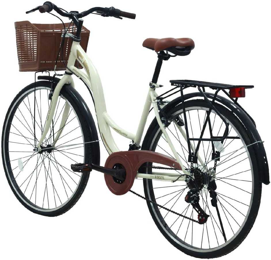 Belderia Dviratis miesto, 28 ", rudas, modelis - BELDERIA-SUMMER, žema ...