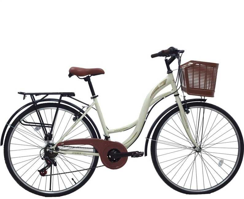 Belderia Dviratis miesto, 28 ", rudas, modelis - BELDERIA-SUMMER, žema ...