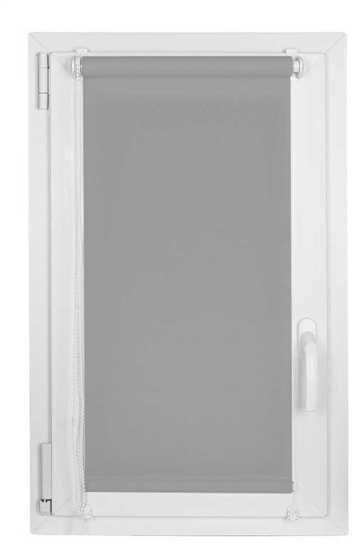 Domoletti Ritininė užuolaida Ribbed, pilka, 600x1700 mm, modelis ...