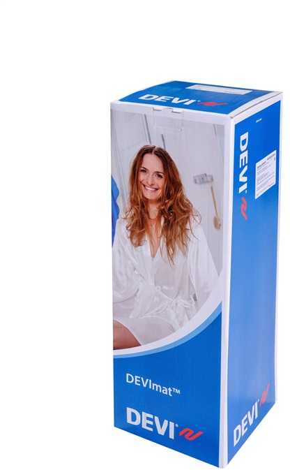 Elektrinio šildymo kilimėlis Devi, DEVIcomfort DTIR-150, 0.5x4 m (2 m2) 300W, modelis - 83030566 ...