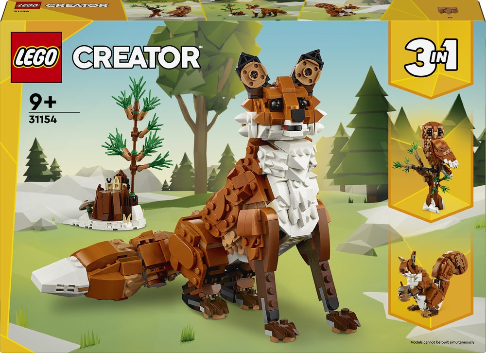 LEGO® Miško gyvūnai: rudoji lapė, modelis - 31154, žema kaina | Varle.lt