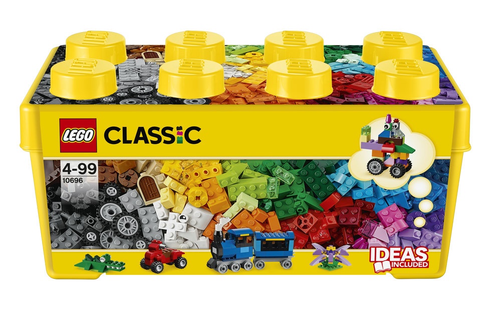 LEGO® Classic vidutinio dydžio kaladėlių dėžė (10696), modelis - 10696 ...