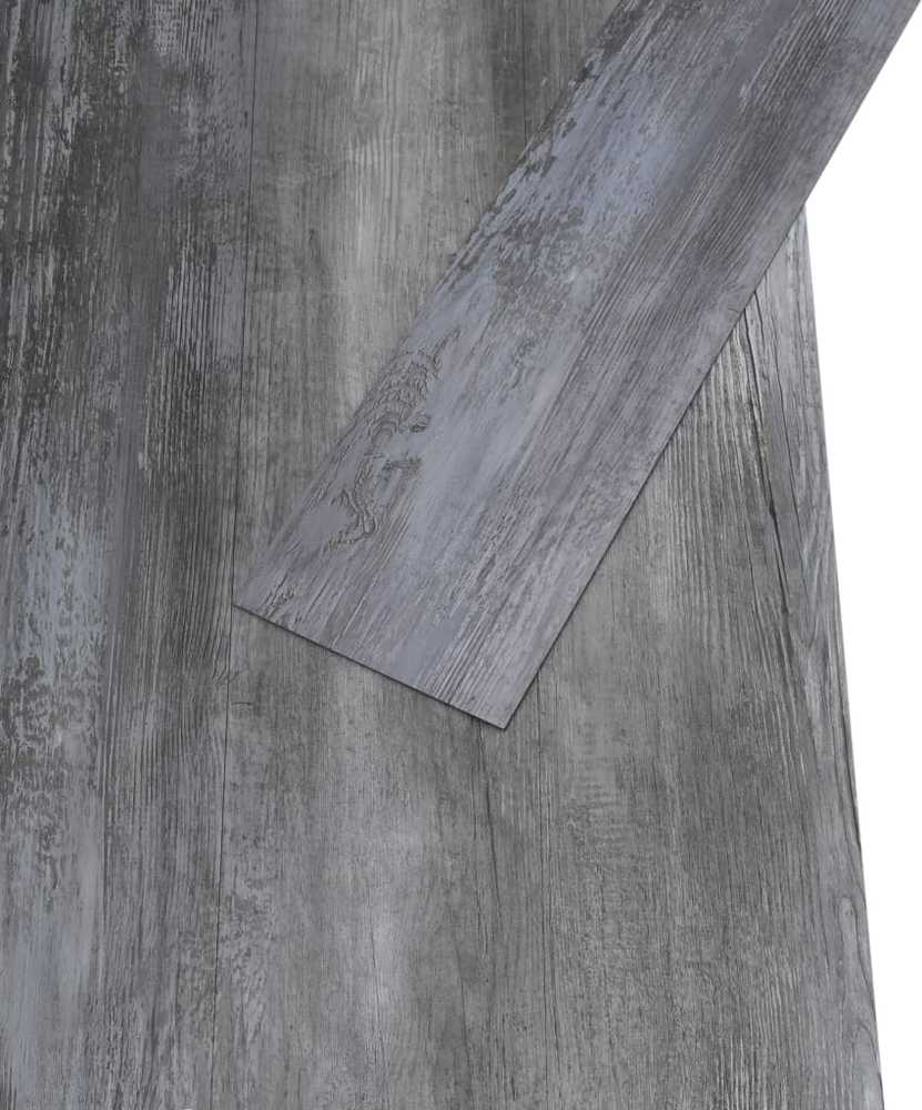 Grindų plokštės, blizgi pilka, PVC, prilipdomos, 5,02m², 2mm, modelis ...