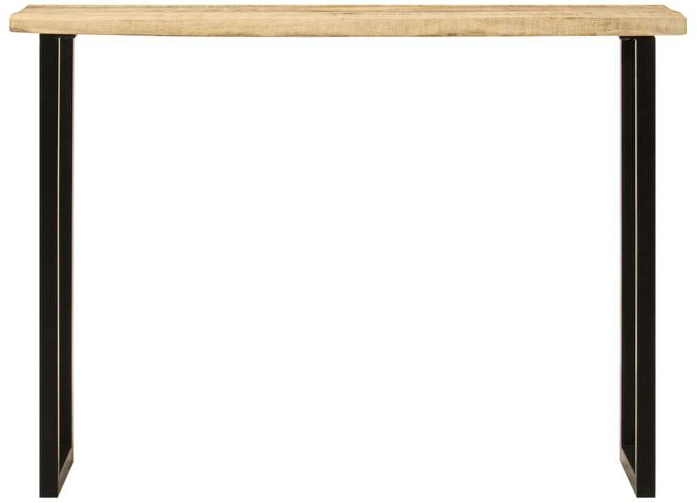 Konsolinis staliukas su gyvu kraštu, 105x33x76cm, mango mediena ...