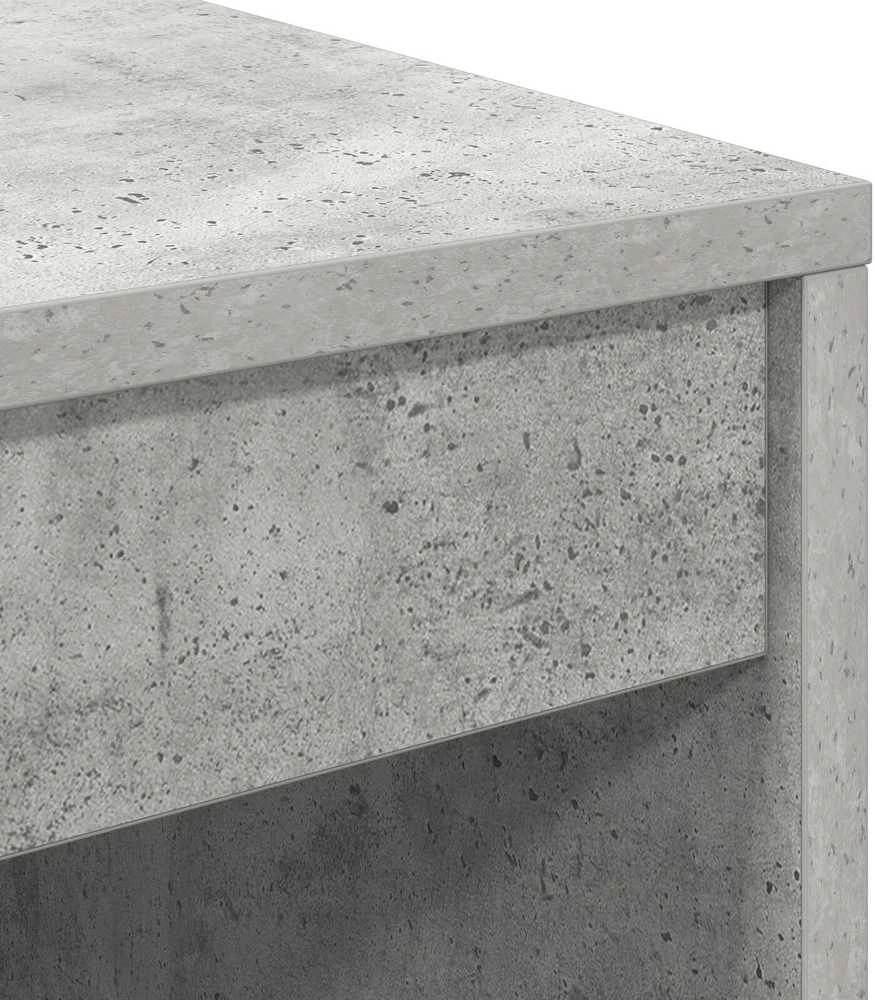 Rašomasis stalas Betono pilkas Betonas 60 x 50 x 76 cm Paprastas ...