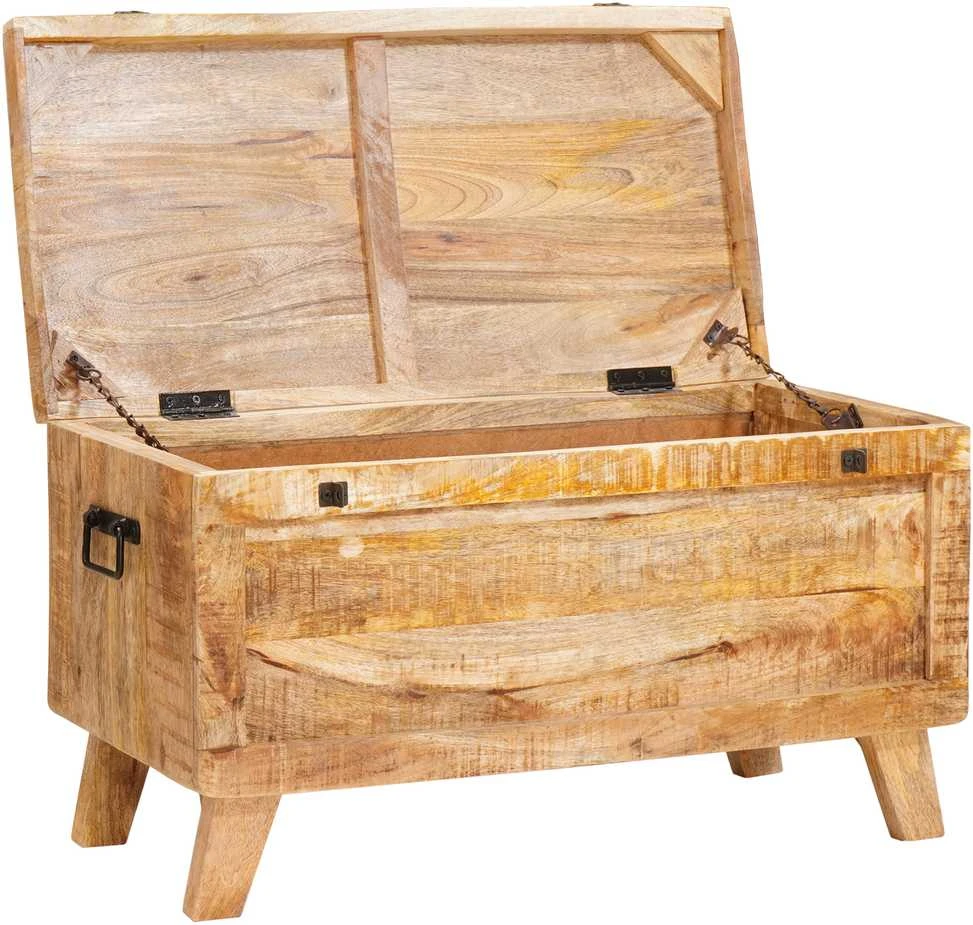 Saugojimo dėžė 70 x 35 x 40 cm mango medienos masyvas, modelis ...