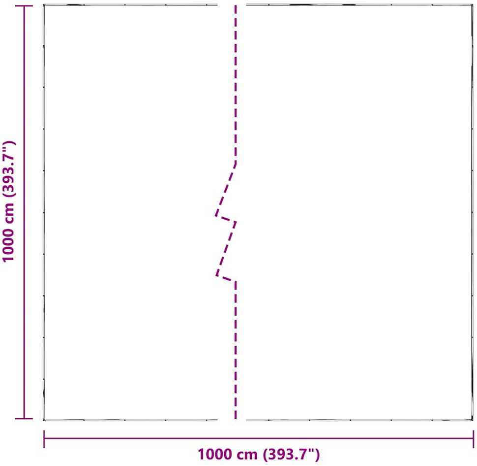 Skaidrus brezentas su ąselėmis 10x10 m polietilenas, modelis - 4018536 ...