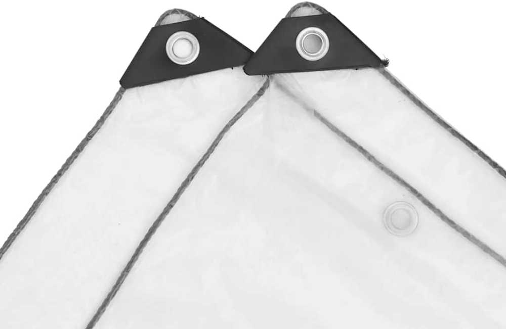 Skaidrus brezentas su ąselėmis 2x12 m Polietilenas, modelis - 4018510 ...