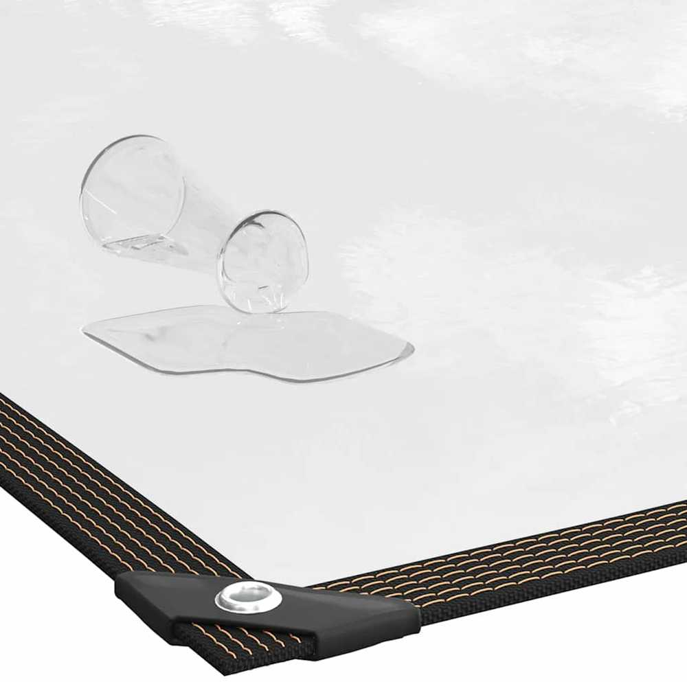 Skaidrus brezentas su ąselėmis 3x8 m Polietilenas, modelis - 4018559 ...