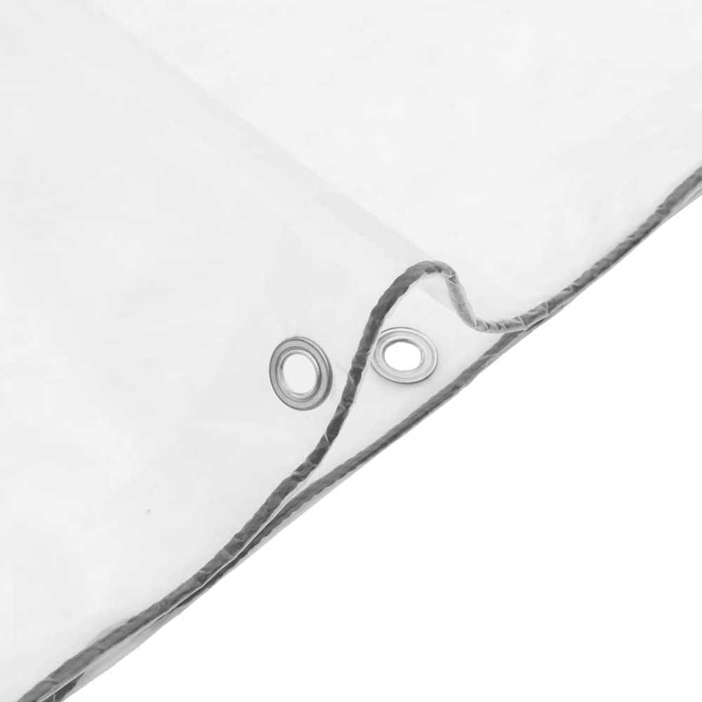 Skaidrus brezentas su ąselėmis 6x6 m polietilenas, modelis - 4018529 ...