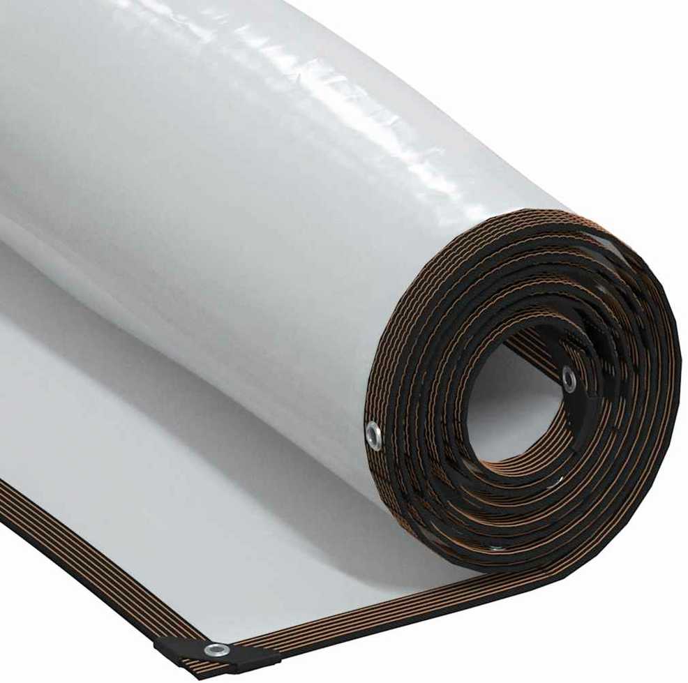 Skaidrus brezentas su ąselėmis 6x6 m polietilenas, modelis - 4018573 ...