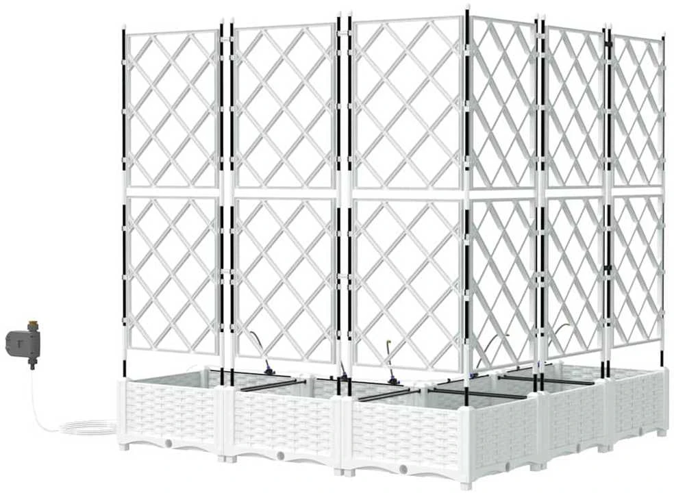 Sodo vazonas 5 pcs Balta Plienas, modelis - 42002923, žema kaina | Varle.lt