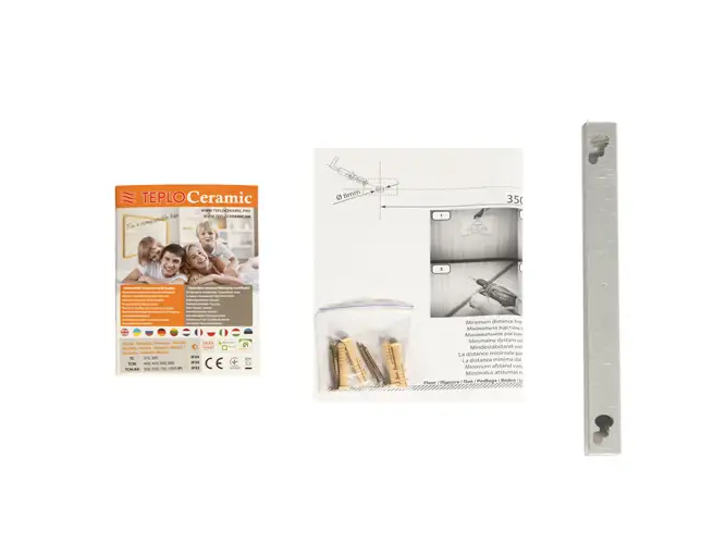 TEPLOCeramic TCM WF1000 keraminis šildytuvas su WiFi termostatu (spalva ...