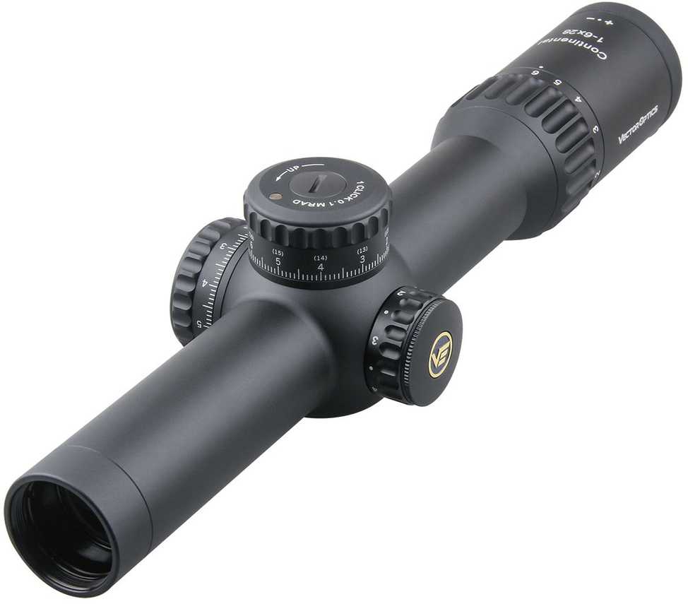 OPTINIS TAIKIKLIS CONTINENTAL TACTICAL FFP 1-6×28 34MM VECTOR OPTICS ...