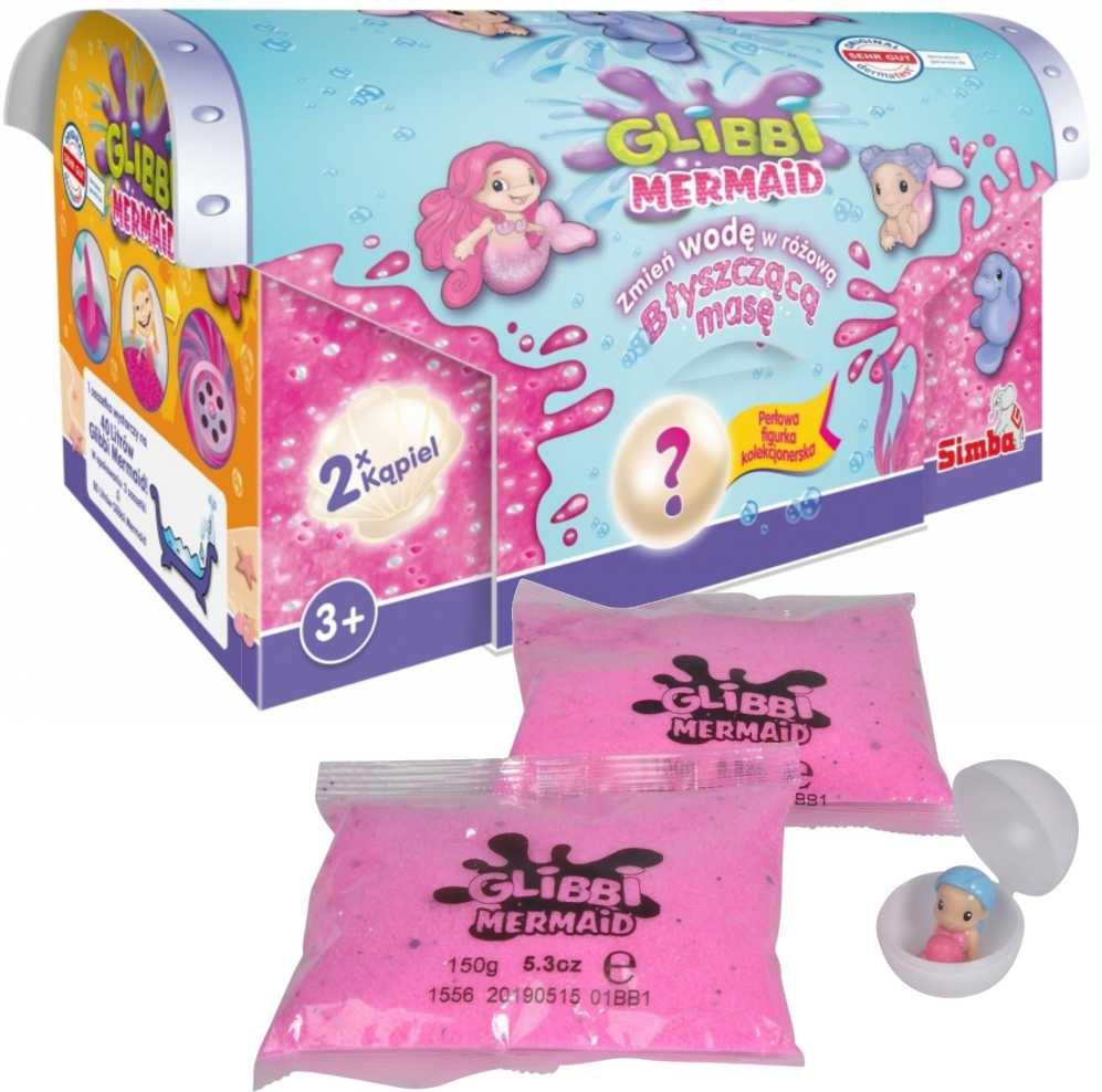 Simba Glibbi Mermaid Slime Glitter su Simba figūrėle kaina už 1 vnt ...